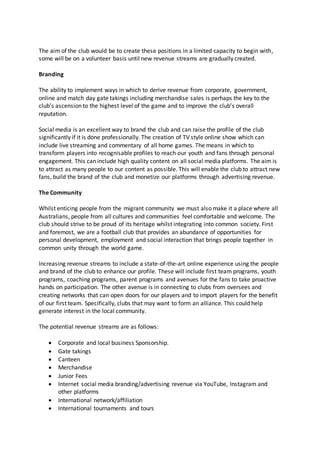 Football club review | DOCX