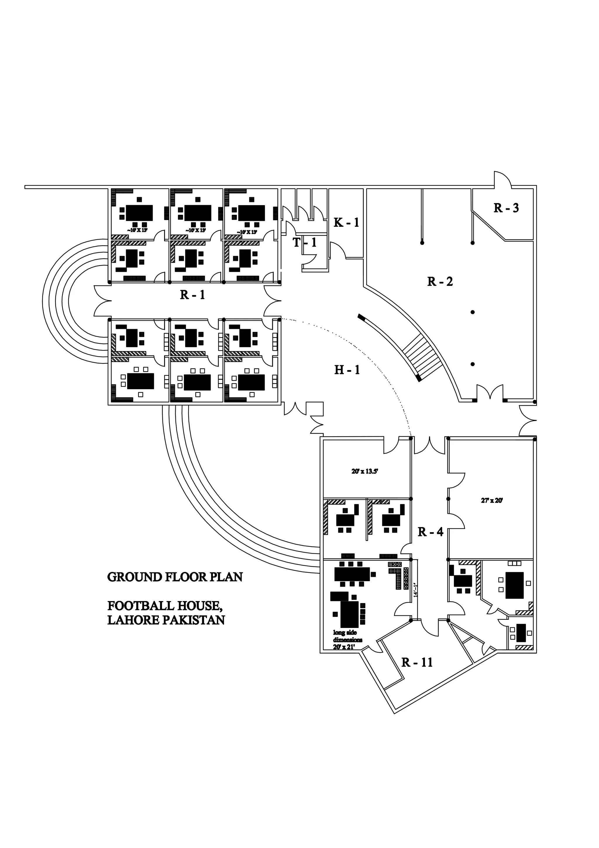 Football house layout 1 model | PDF