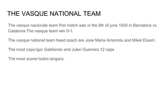 Football in euskal herria | PPT