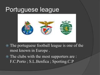Football in Portugal | PPTX