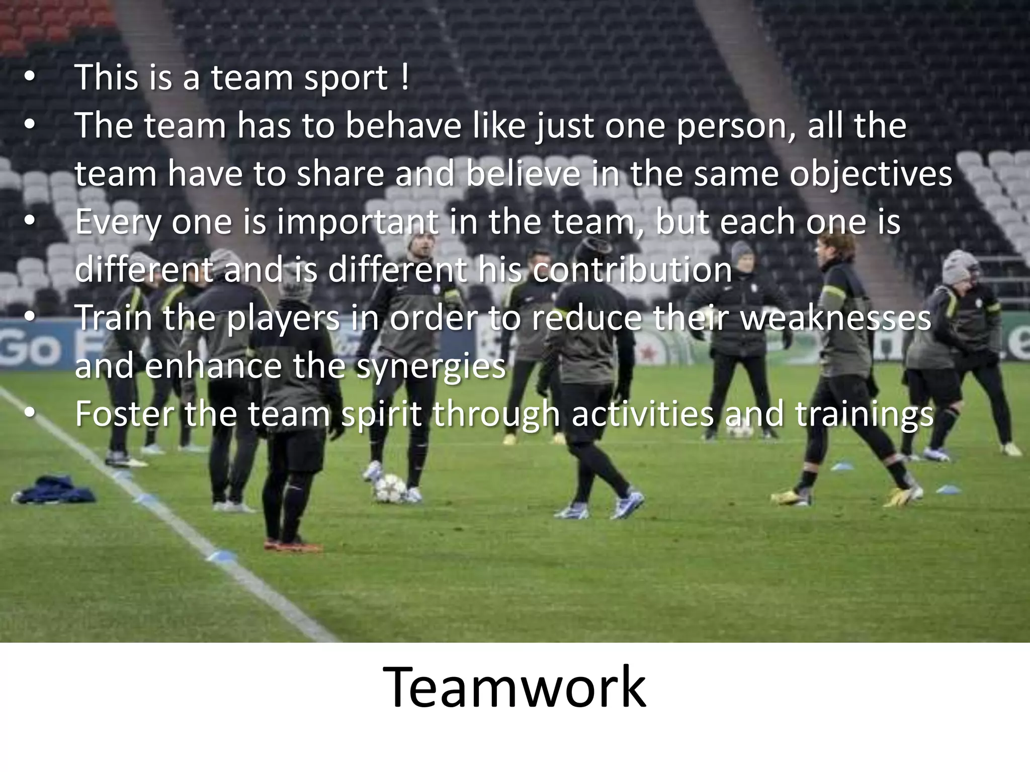 Football like metaphor of professional life | PPTX