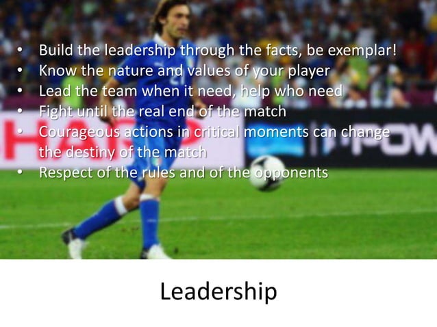 Football like metaphor of professional life | PPT