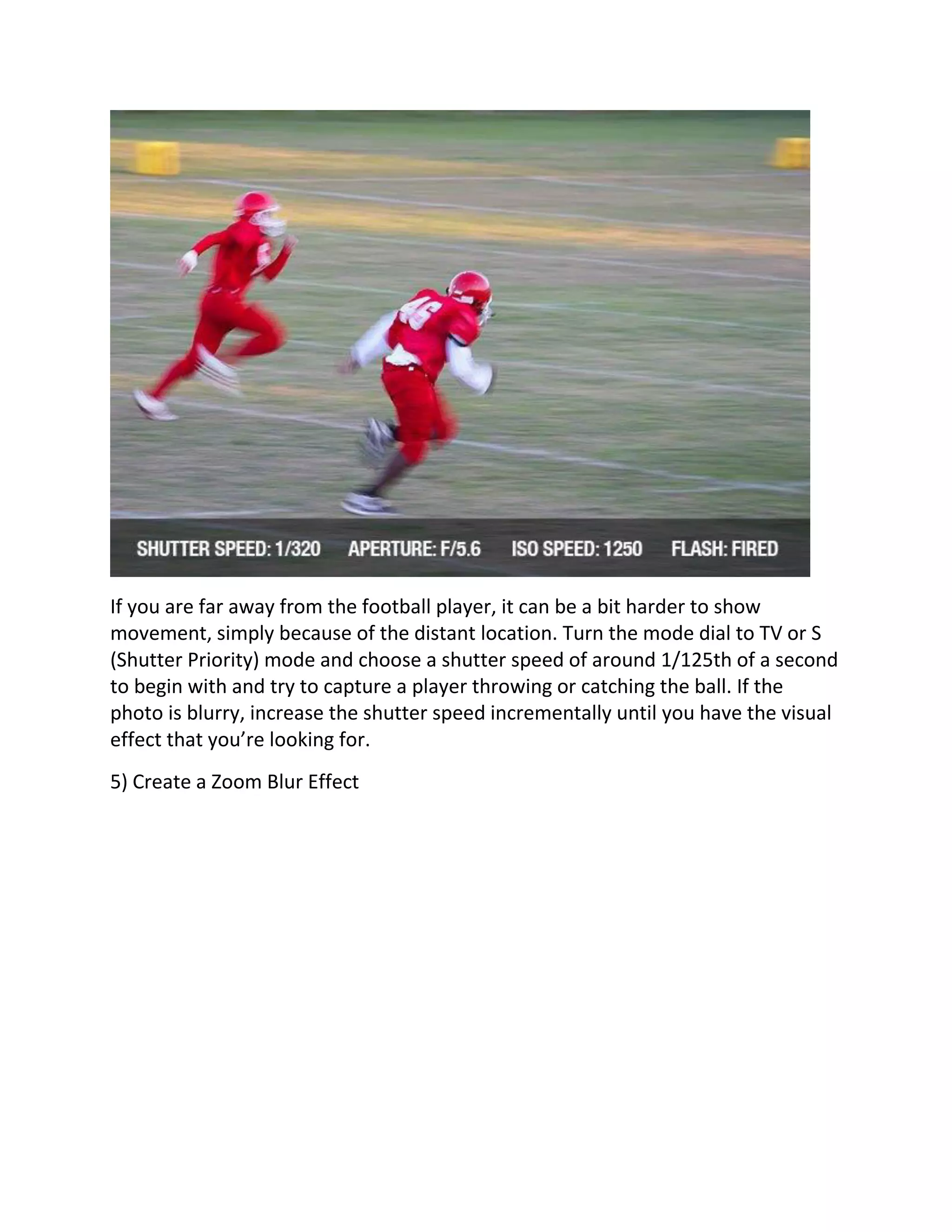 Football photography tips | PDF