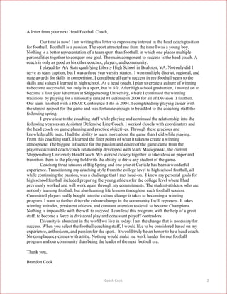 Football Portfolio | PPTX