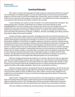 Football Portfolio | PPTX