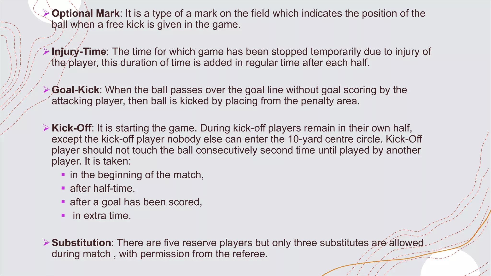 PE presentation on Football | PPTX