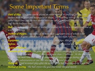 PPT on Football For Class 12 | PPTX