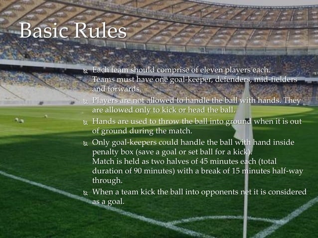 PPT on Football For Class 12 | PPTX