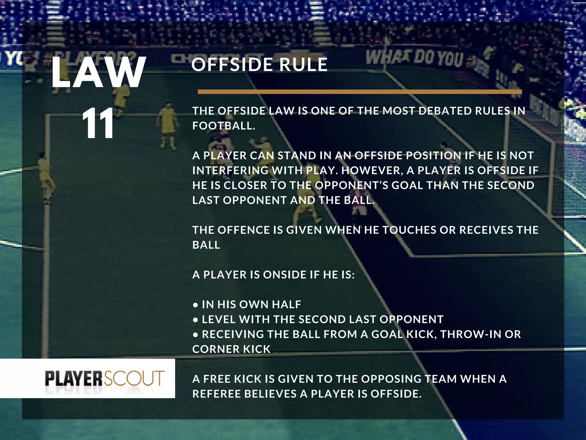 Football rules - The 17 Laws of the Beautiful Game - playerscout.co.uk