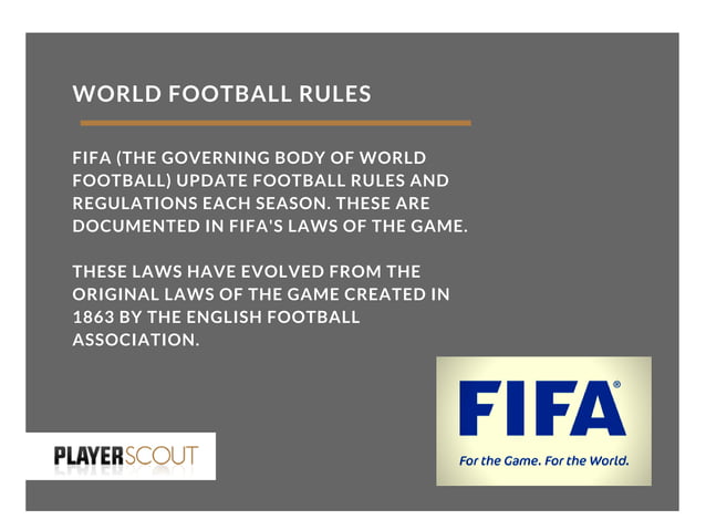 Football rules - The 17 Laws of the Beautiful Game - playerscout.co.uk