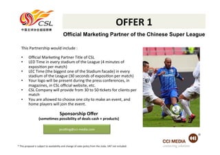 Football sponsorship offers china | PDF | Soccer | Sports