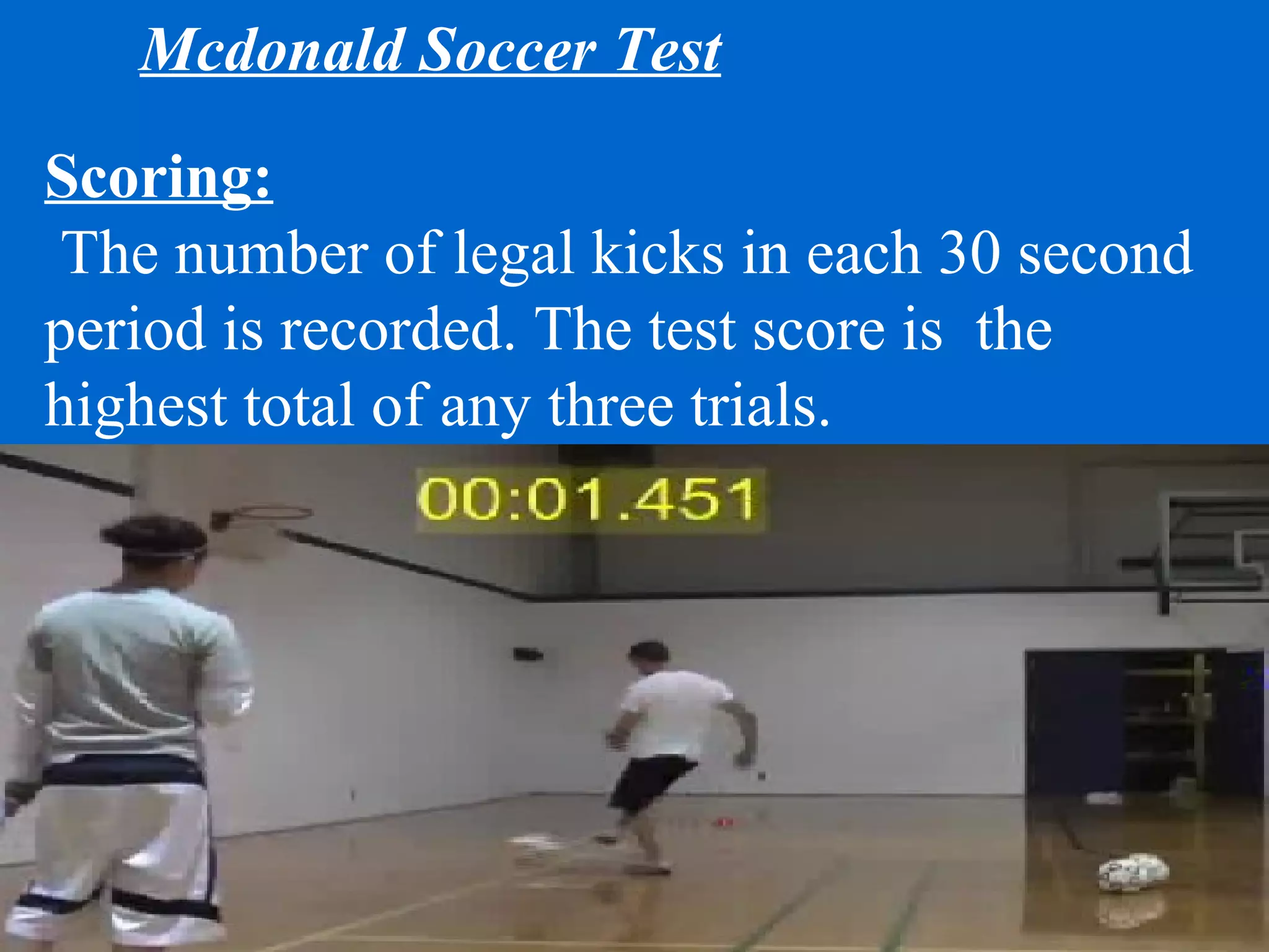 Football tests | PPT