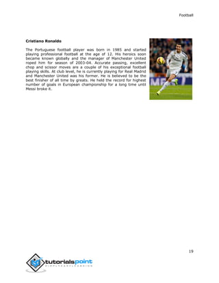 Football tutorial | PDF | Soccer | Sports
