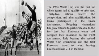 Football world cup 1934 | PDF