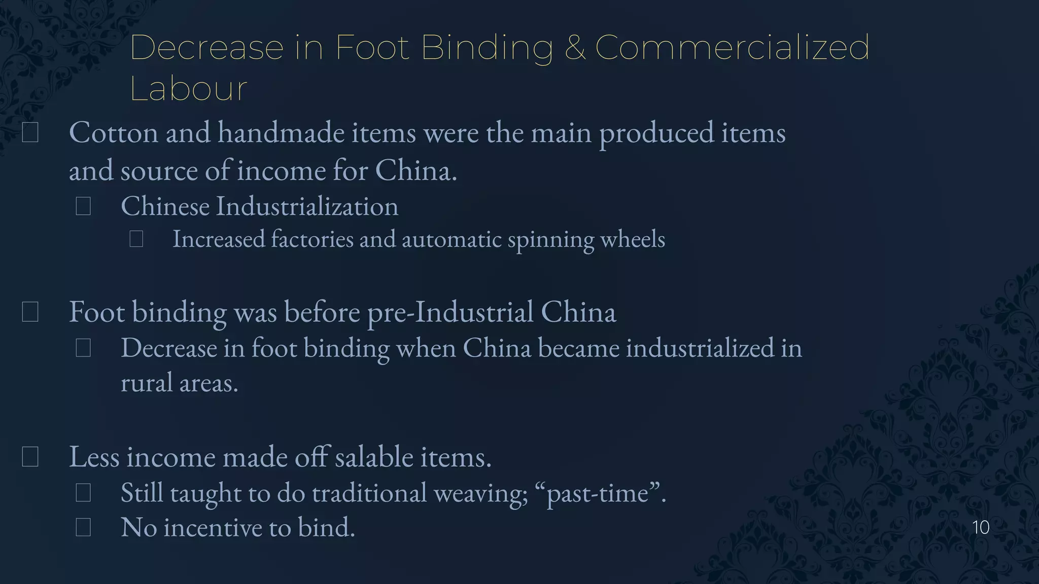 Foot Binding Presentation | PDF