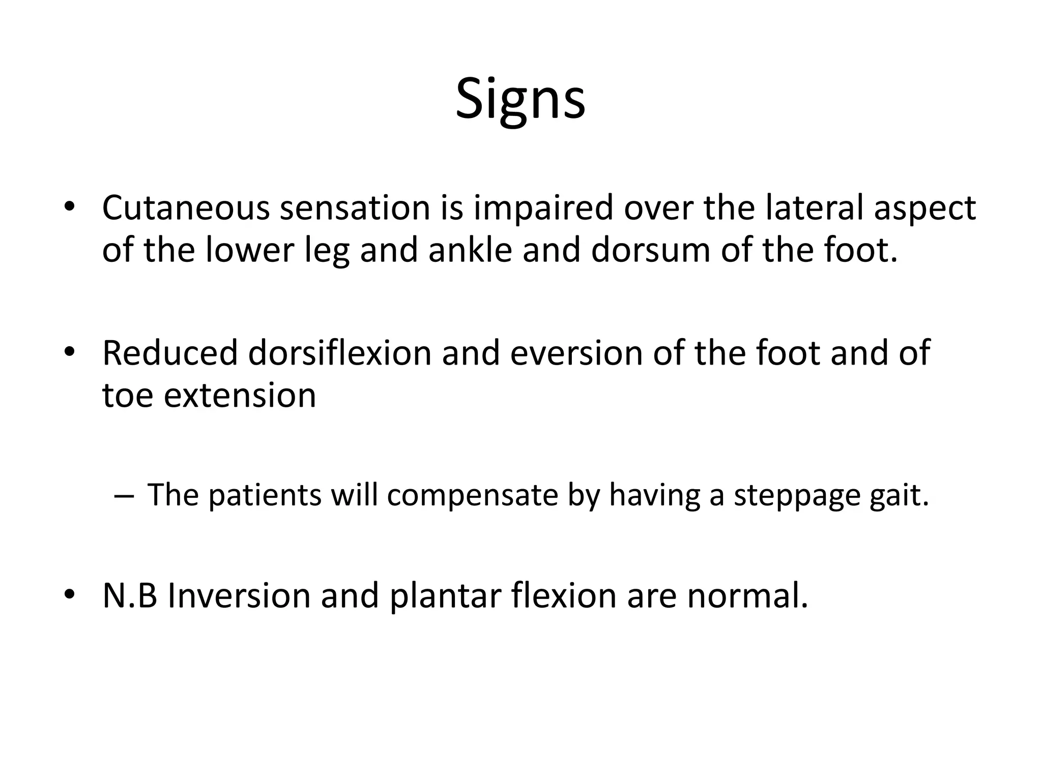 Foot drop | PPTX