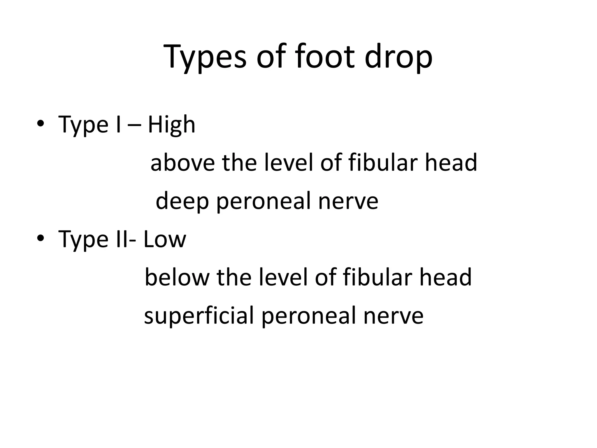 Foot drop | PPTX