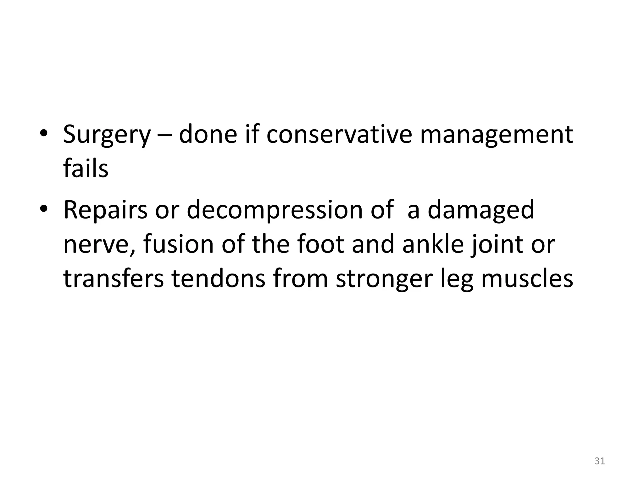 Foot drop | PPTX