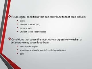 Foot drop | PPT