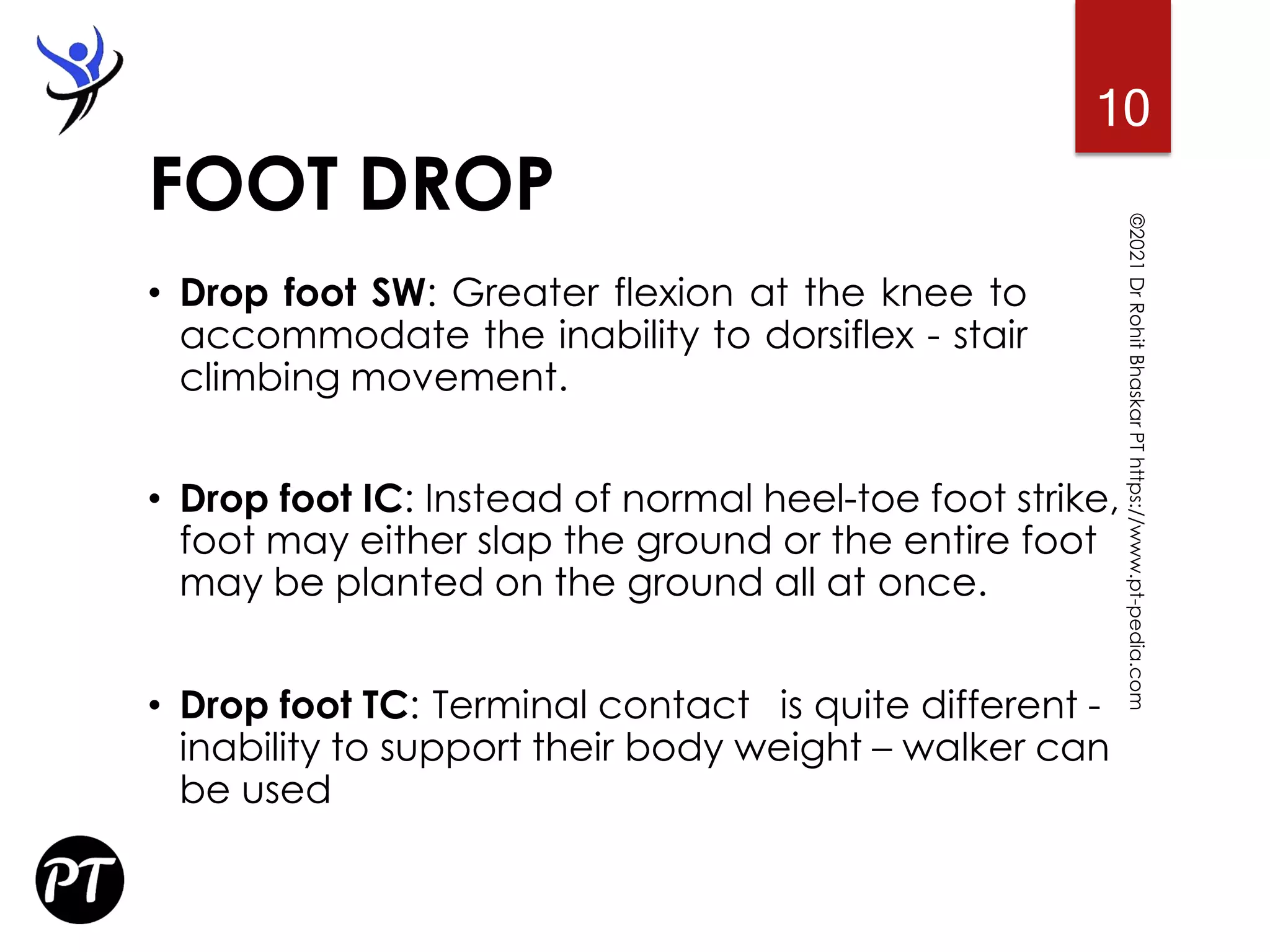 Foot Drop: Causes, Symptoms, and Treatment - Dr Rohit Bhaskar | PDF