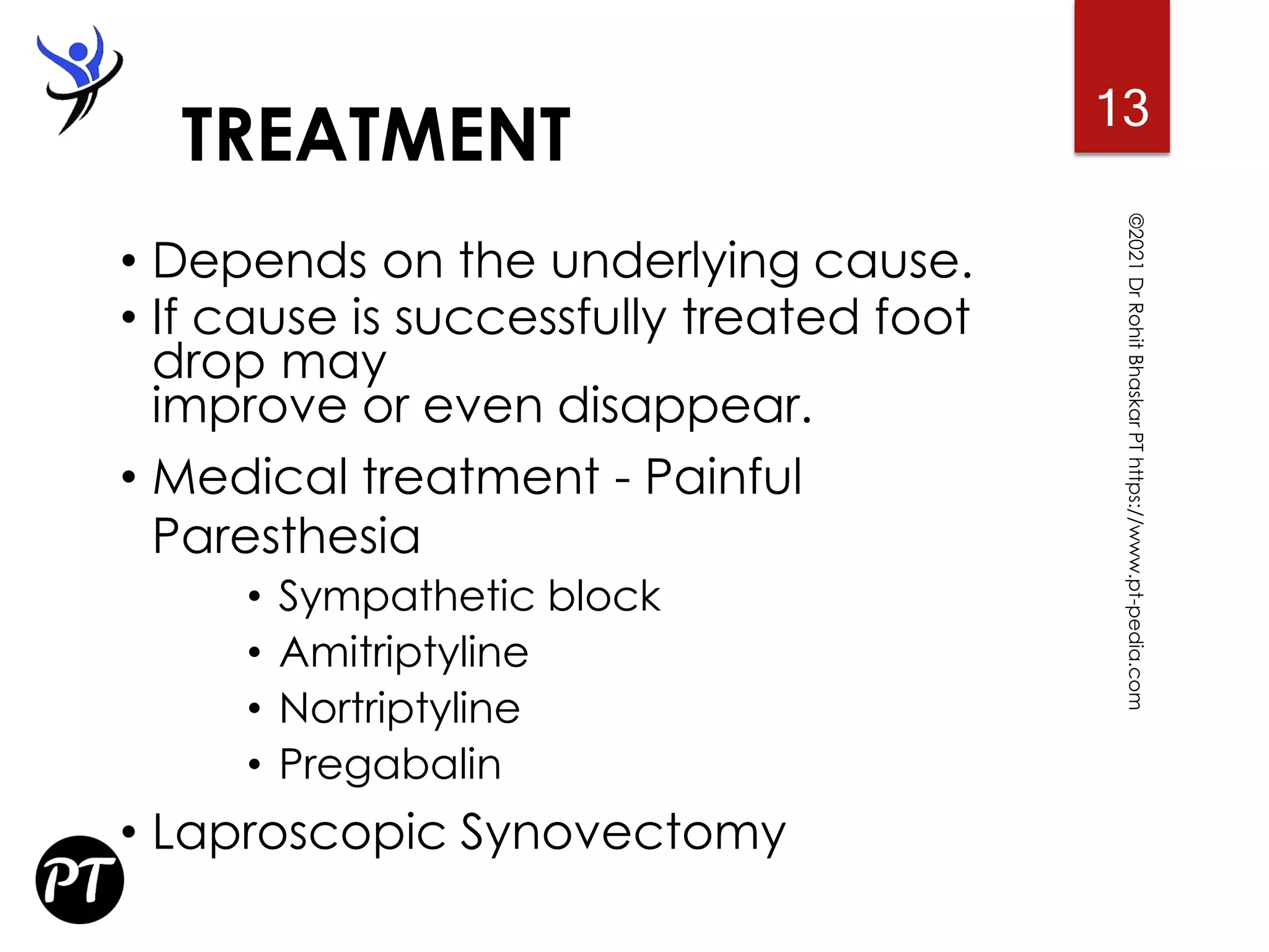 Foot Drop: Causes, Symptoms, and Treatment - Dr Rohit Bhaskar | PDF