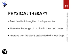 Foot Drop: Causes, Symptoms, and Treatment - Dr Rohit Bhaskar | PDF