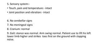 Approach to foot drop | PPTX
