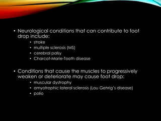 Foot Drop | PPTX