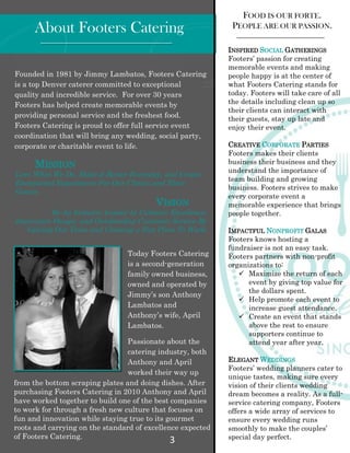 Footers catering media kit | PDF