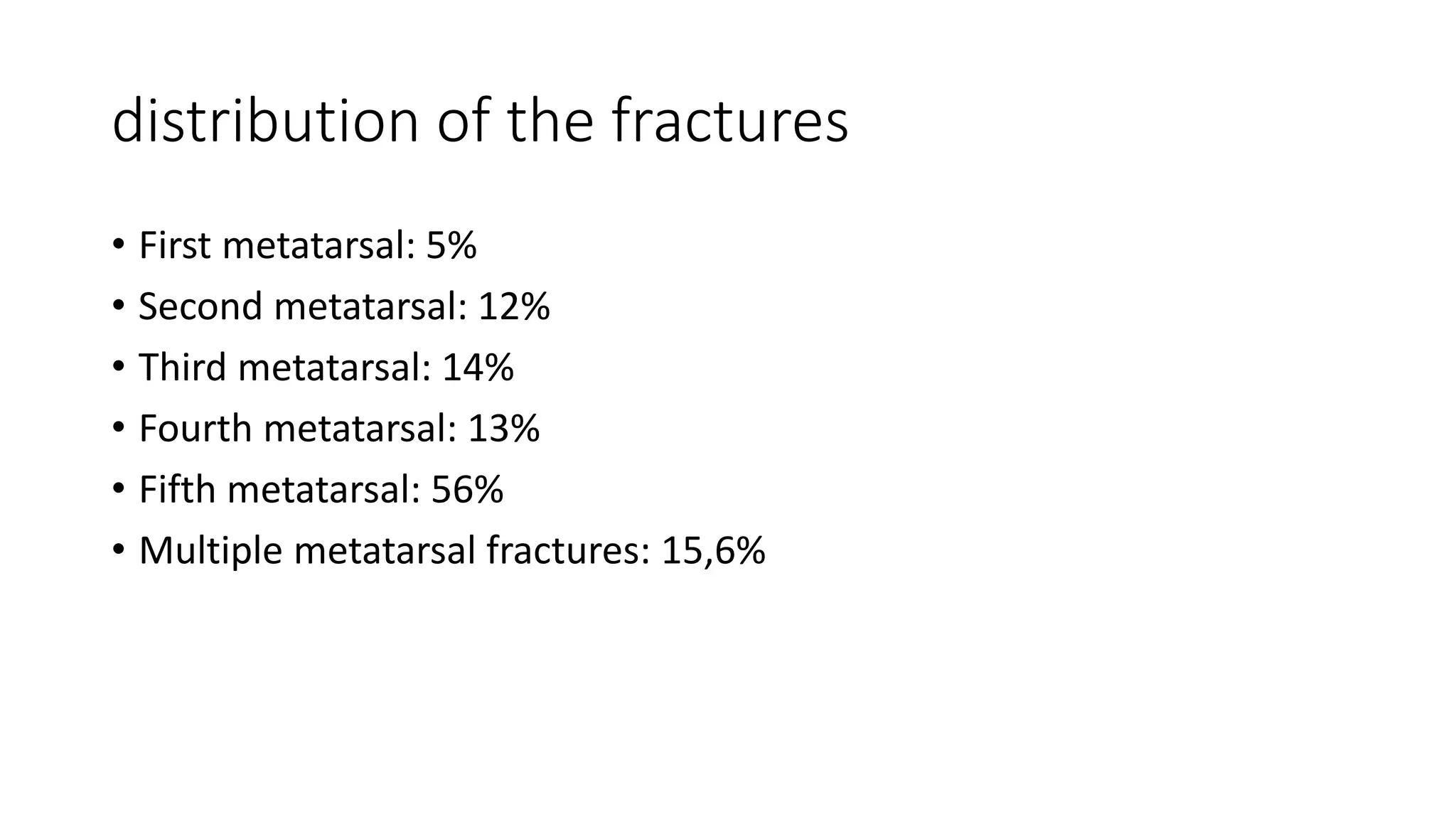 Foot fractures -meta tarsal fractures | PPTX