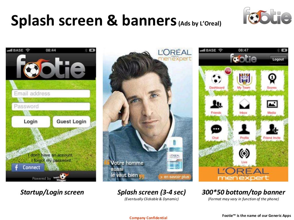 Splash screen & banners (Ads