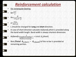 Footing design | PPTX
