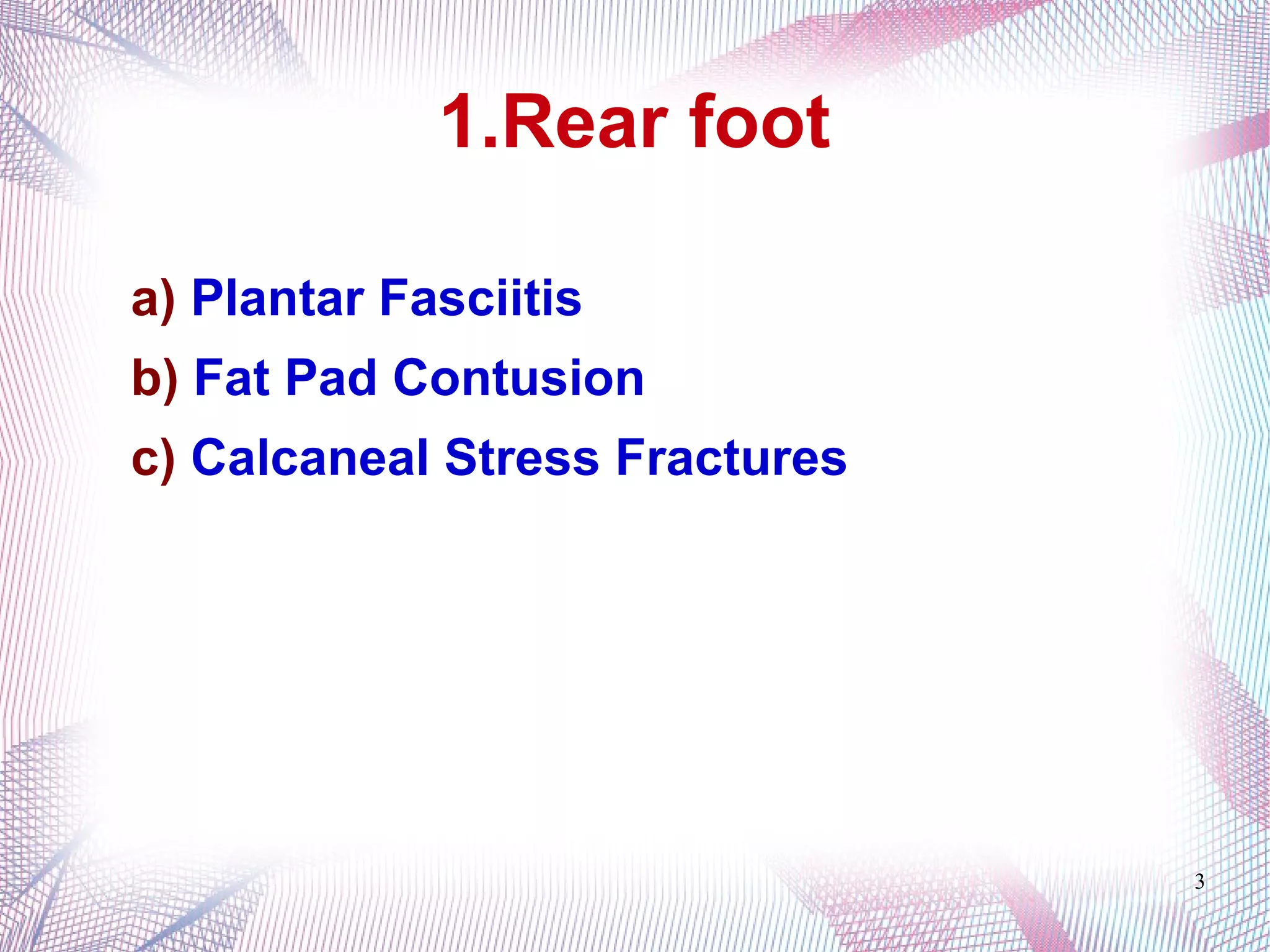 Foot injuries | PPT
