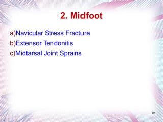 Foot injuries | PPT