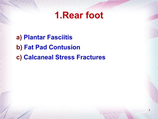 Foot injuries | PPT