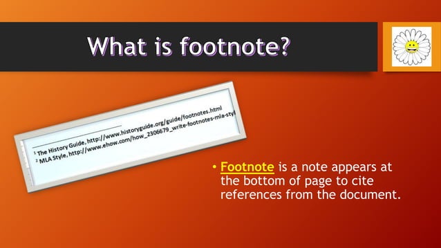How to use Footnote? | PPT