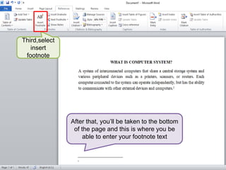 Footnote | PPTX