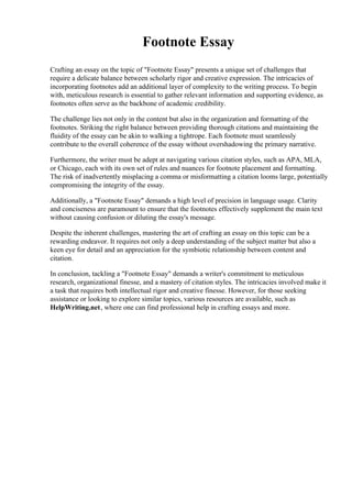 Footnote Essay.pdf