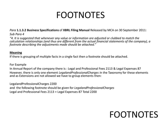 Footnotes | PPT