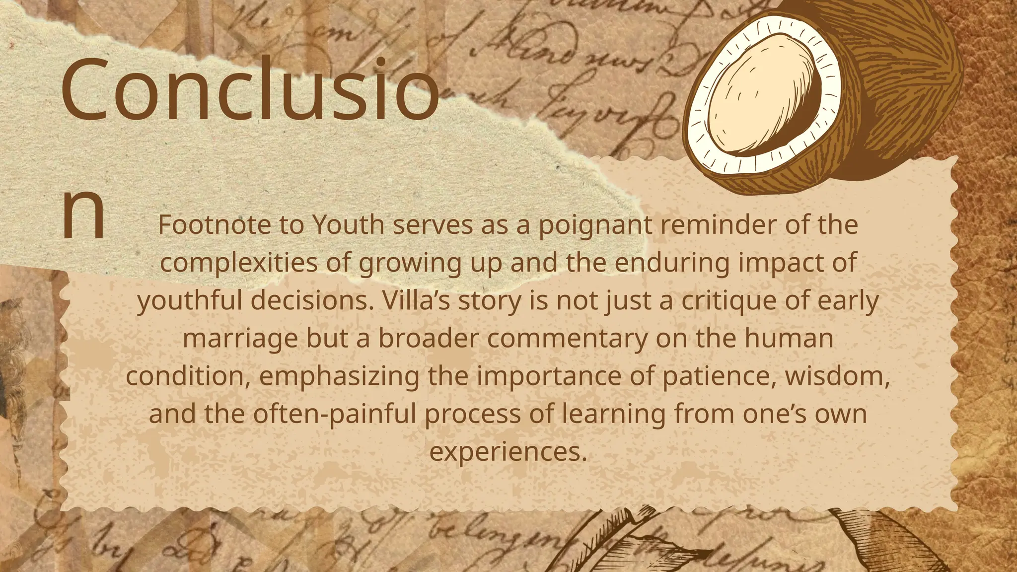 Footnote To Youth 21stcentury Literature Pptx