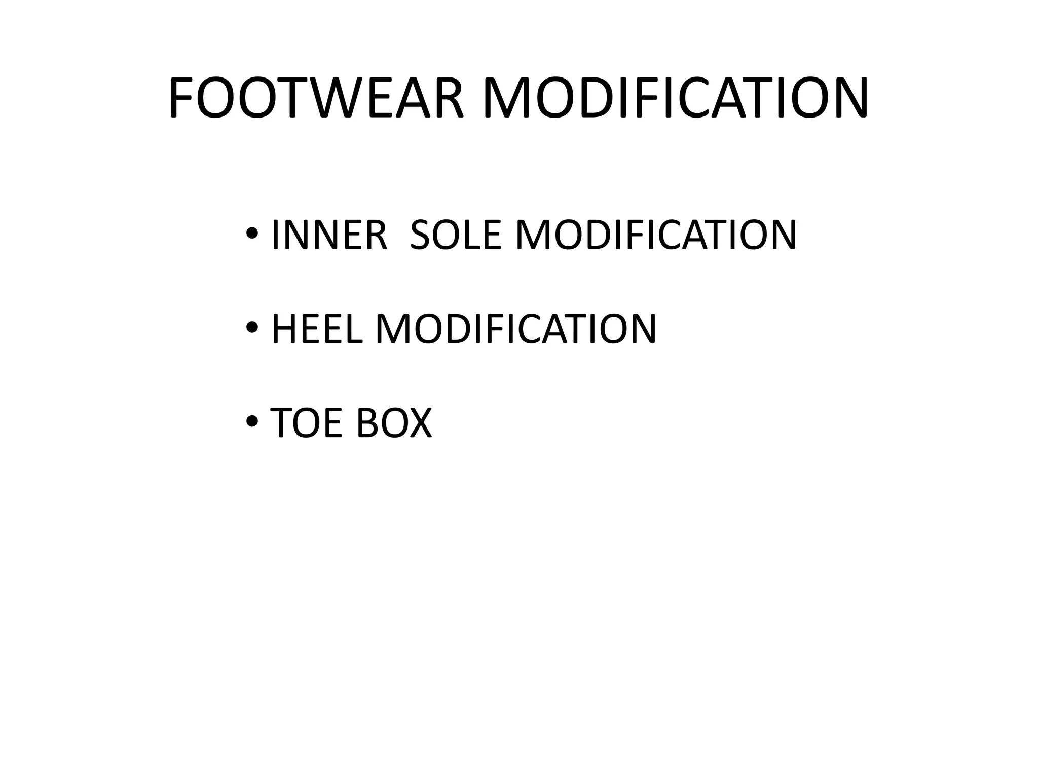 Foot orthoses | PPTX