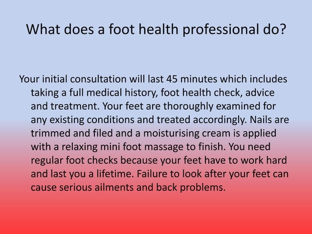 Feet First presentation - May 2012 | PPTX