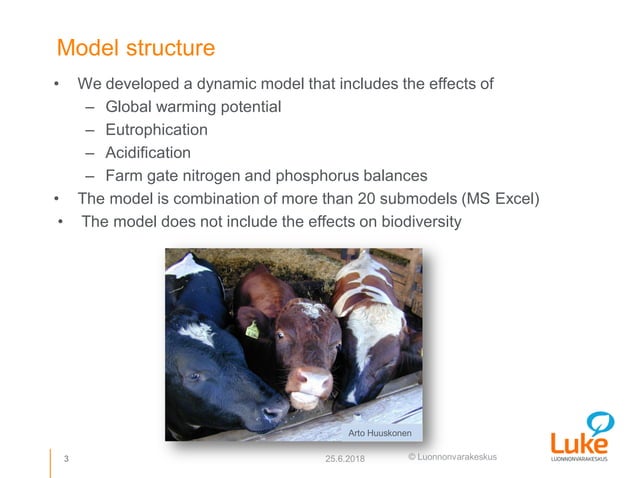 Dynamic LCA model for estimating environmental effects of Finnish beef ...