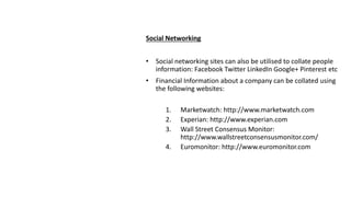 How hackers collate information about employees | PPT