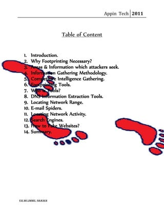 Footprinting _ By Mujmmil Shaikh | PDF