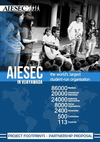 Project Footprints | AIESEC Vijayawada | PDF