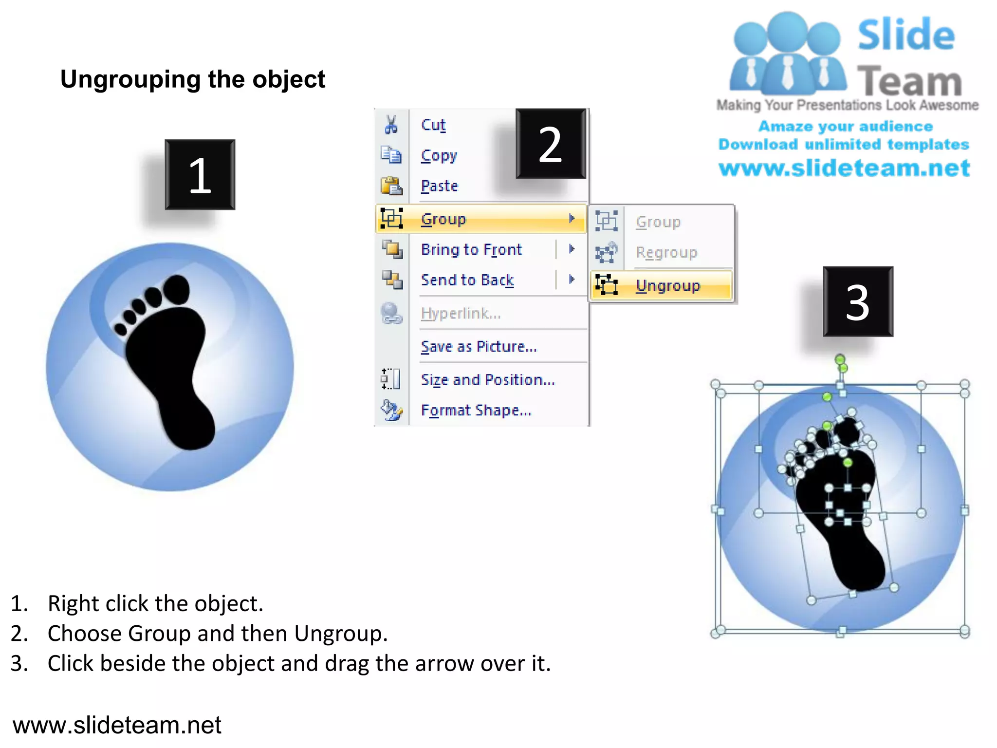 Footprints style design 1 powerpoint ppt templates. | PDF | Computer ...