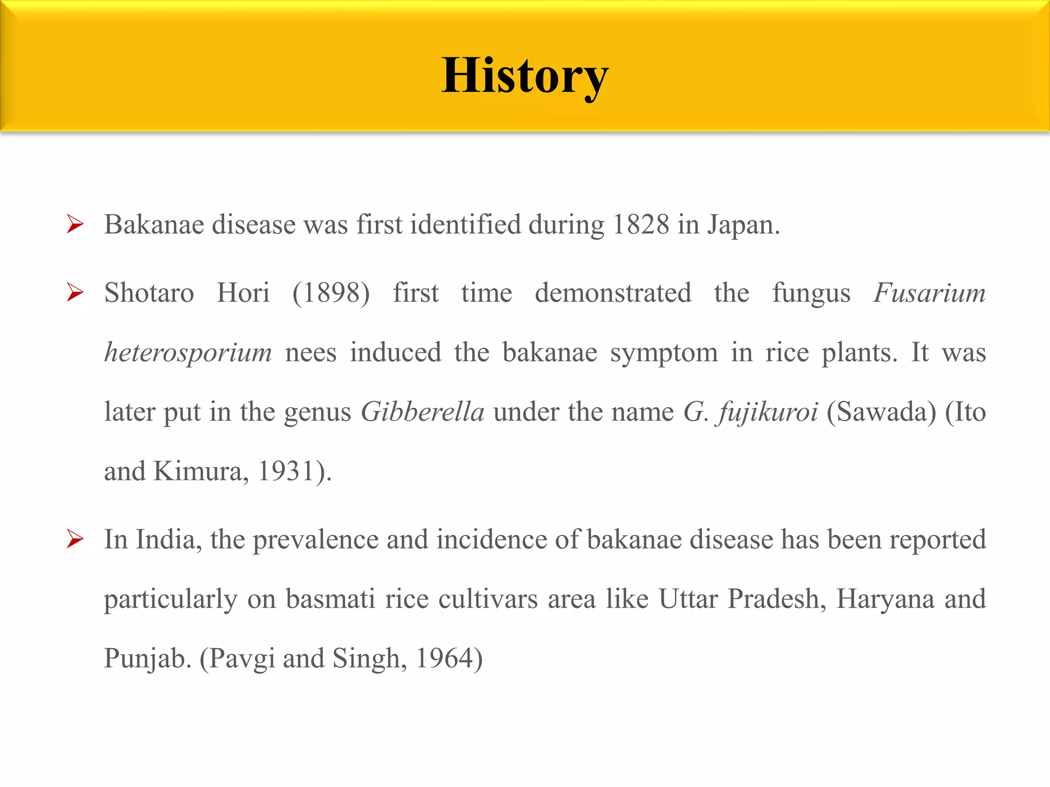 Foot rot or bakanae disease of rice | PPTX