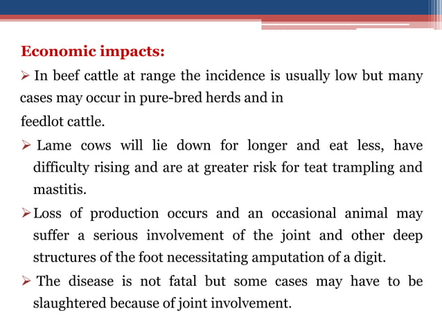Footrot | PPTX | Foot Health | Diseases and Conditions
