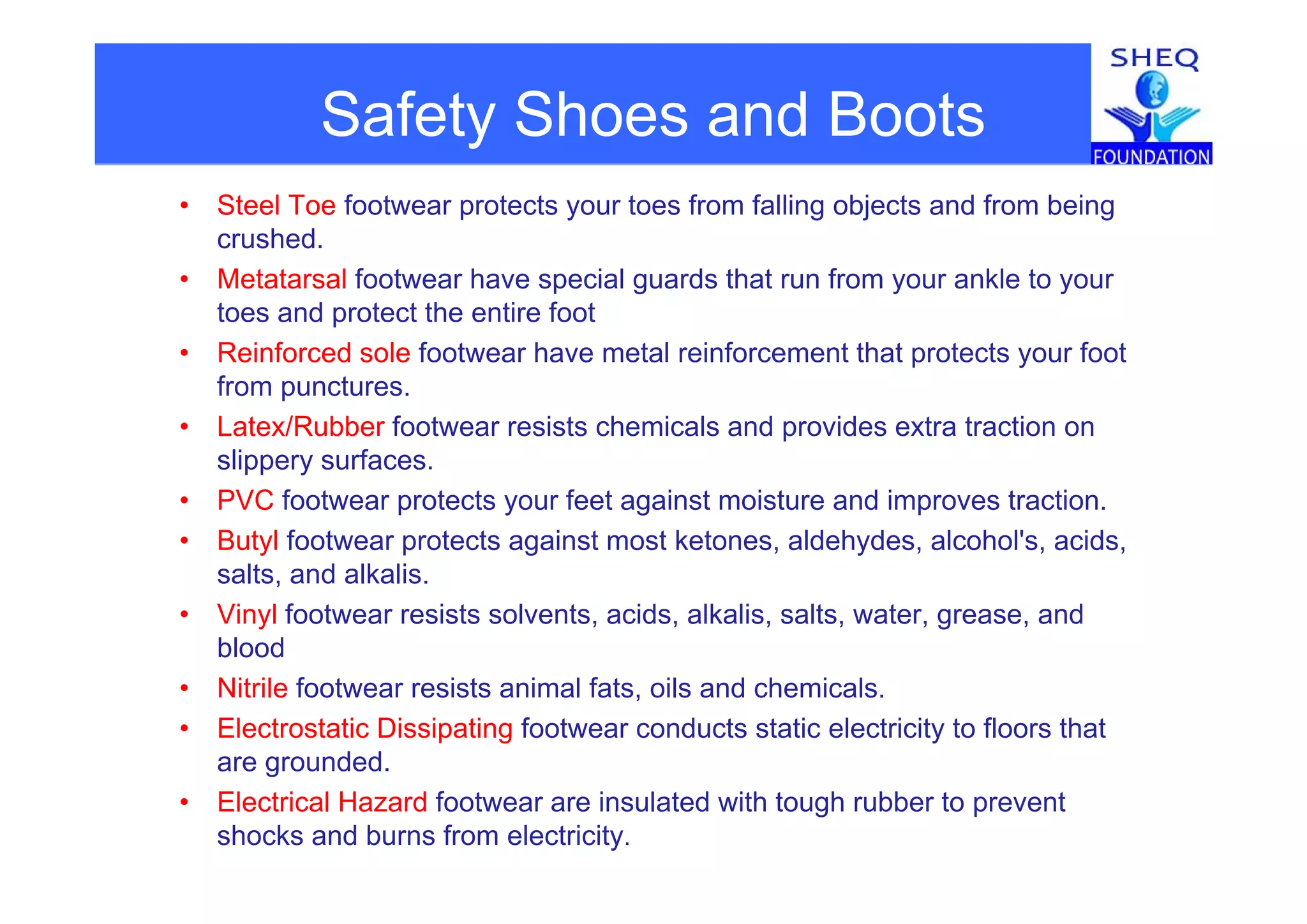 Foot Safety | PDF